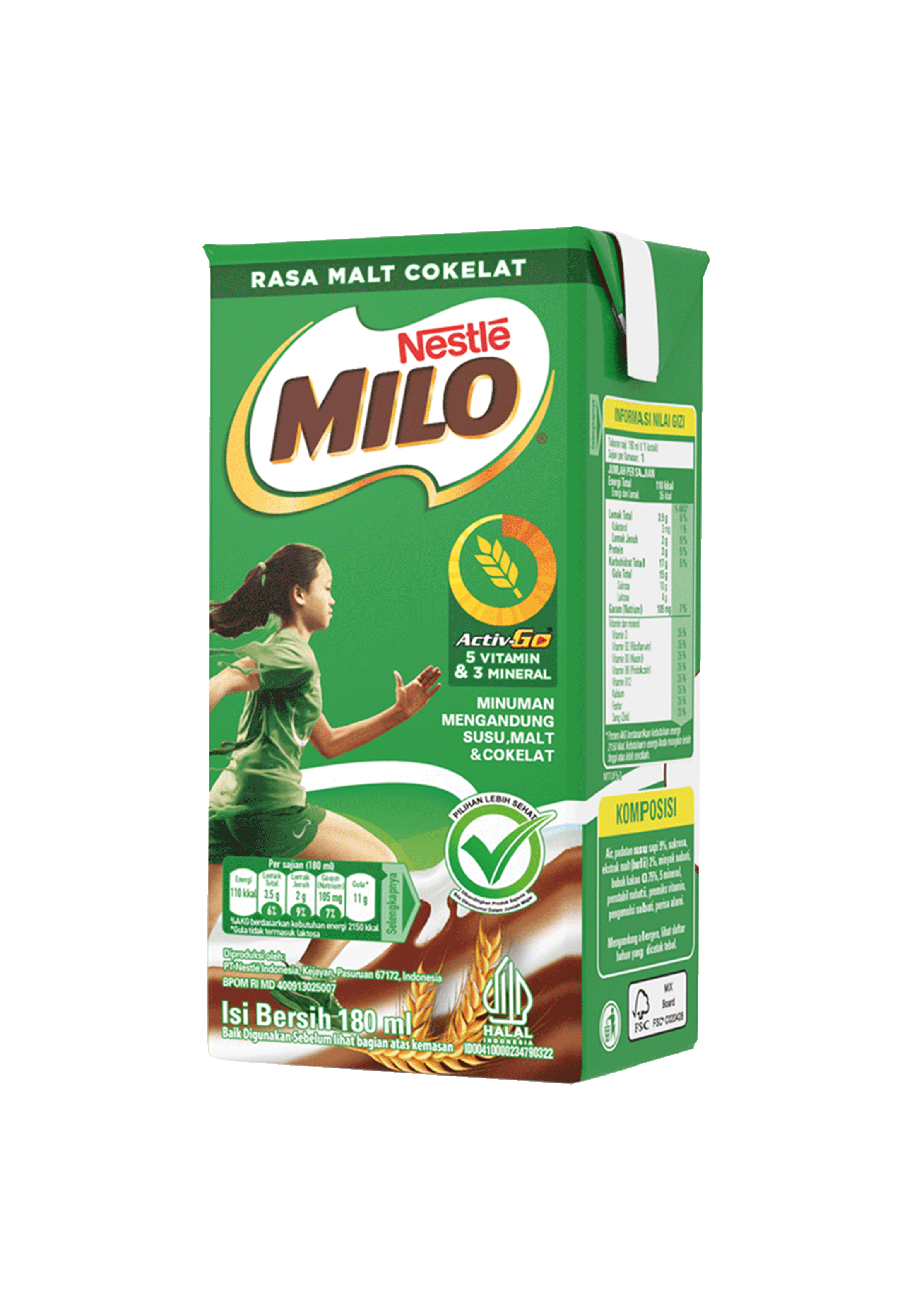 Produk Susu MILO Kotak UHT 180ml | MILO Indonesia